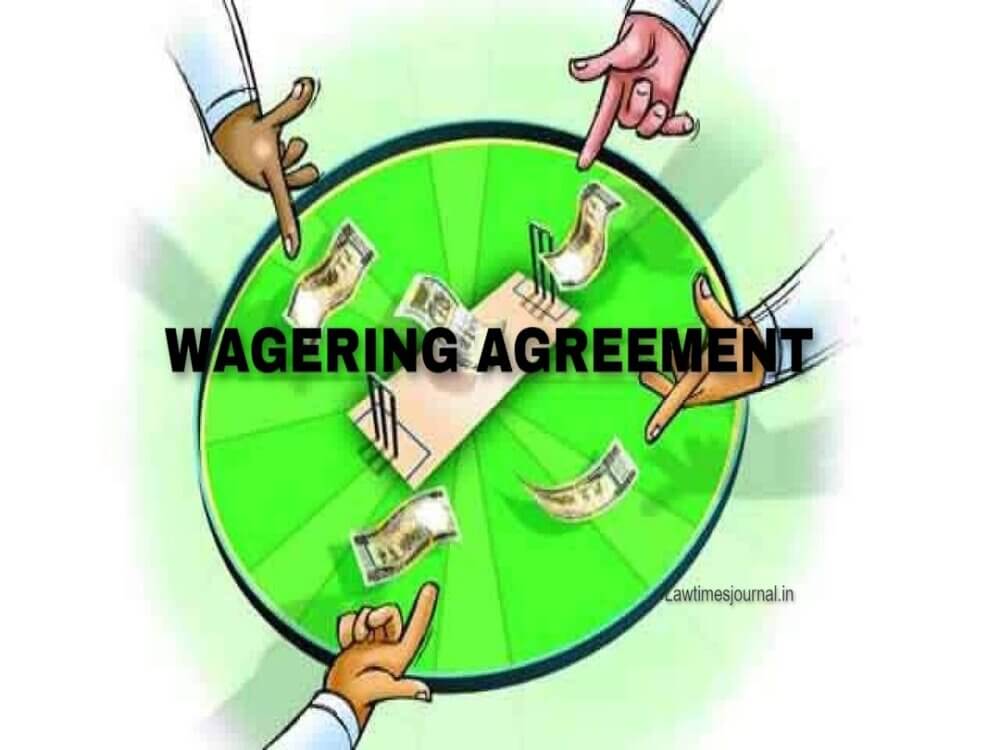 WAGERING AGREEMENT - Jus Corpus